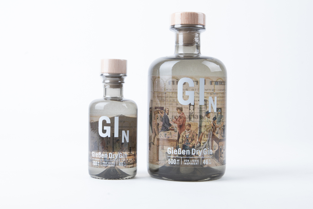 Ein HP Indigo 6900 Etikett für Gießen Spirits – Gießen Dry Gin ...
